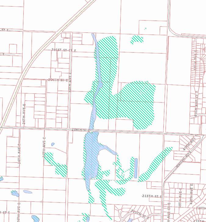Wetland Map 1 – Pierce Prairie Post