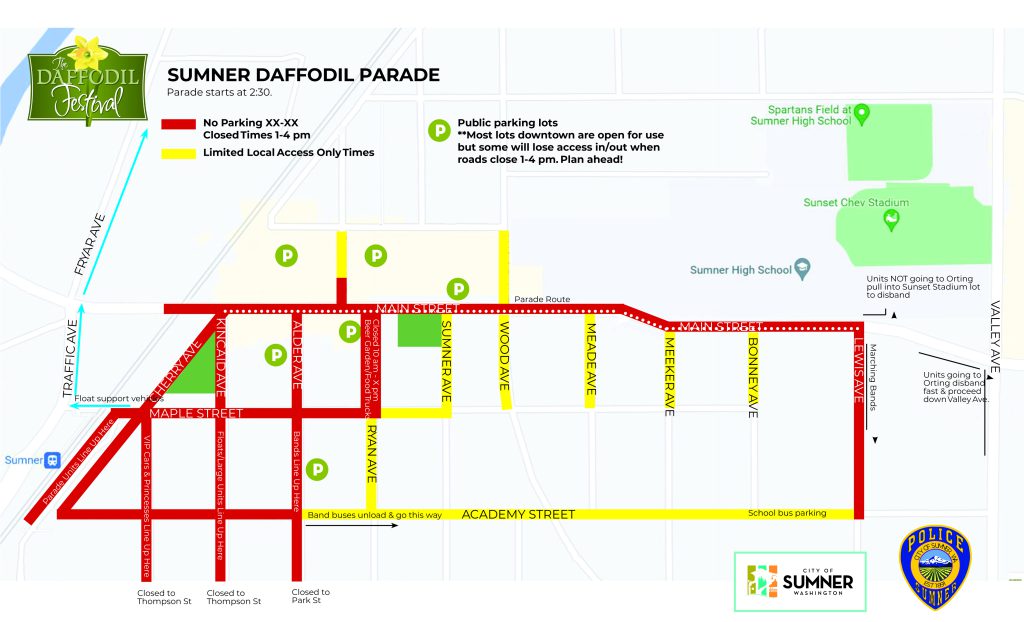 Saturday, April 6, Daffodil Parade – Pierce Prairie Post