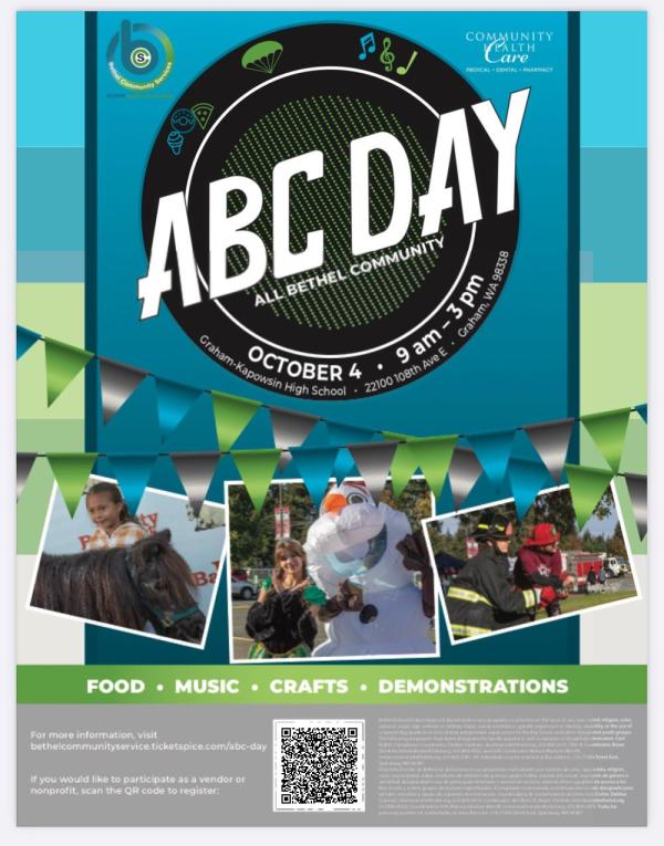Bethel ABC Day table registration is open – Pierce Prairie Post