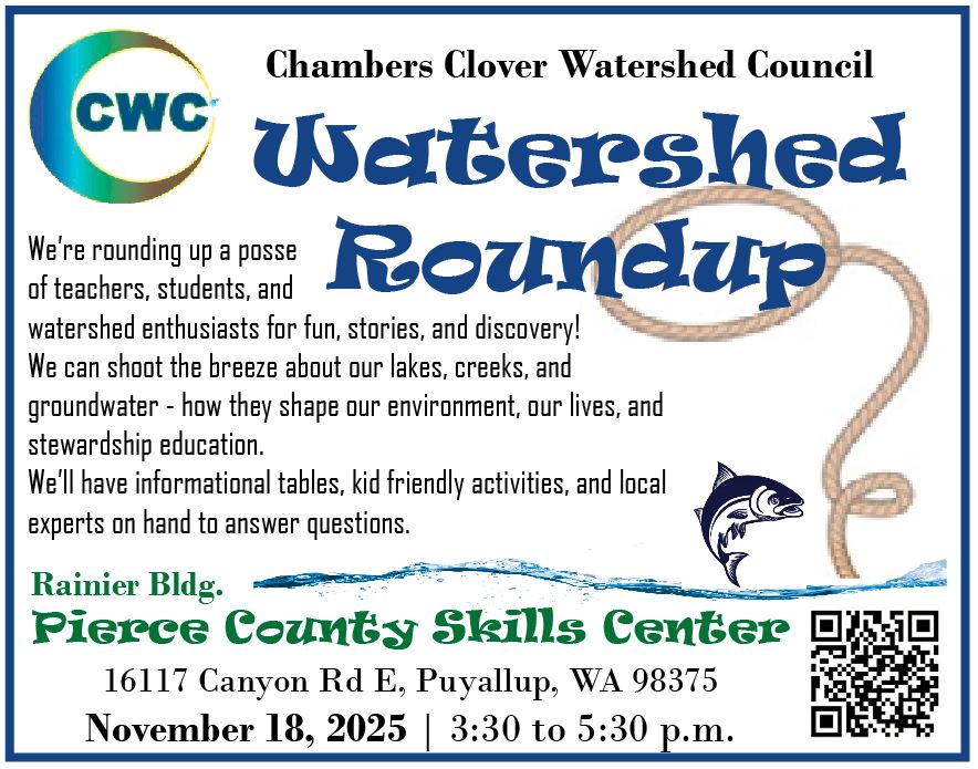 Watershed Roundup Nov 18 – Pierce Prairie Post