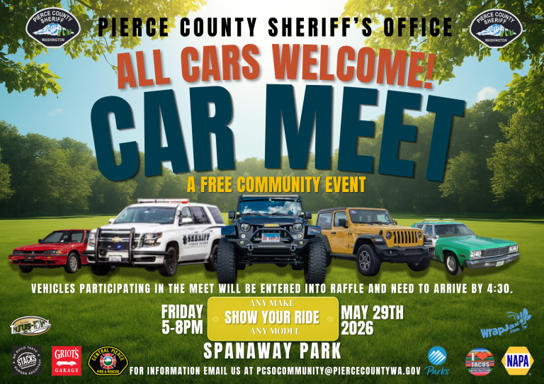 Car Meet May 29 – Spanaway Park – Pierce Prairie Post